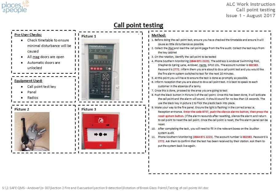 ASP 2d. Weekly Fire safety checks - SafetyCulture