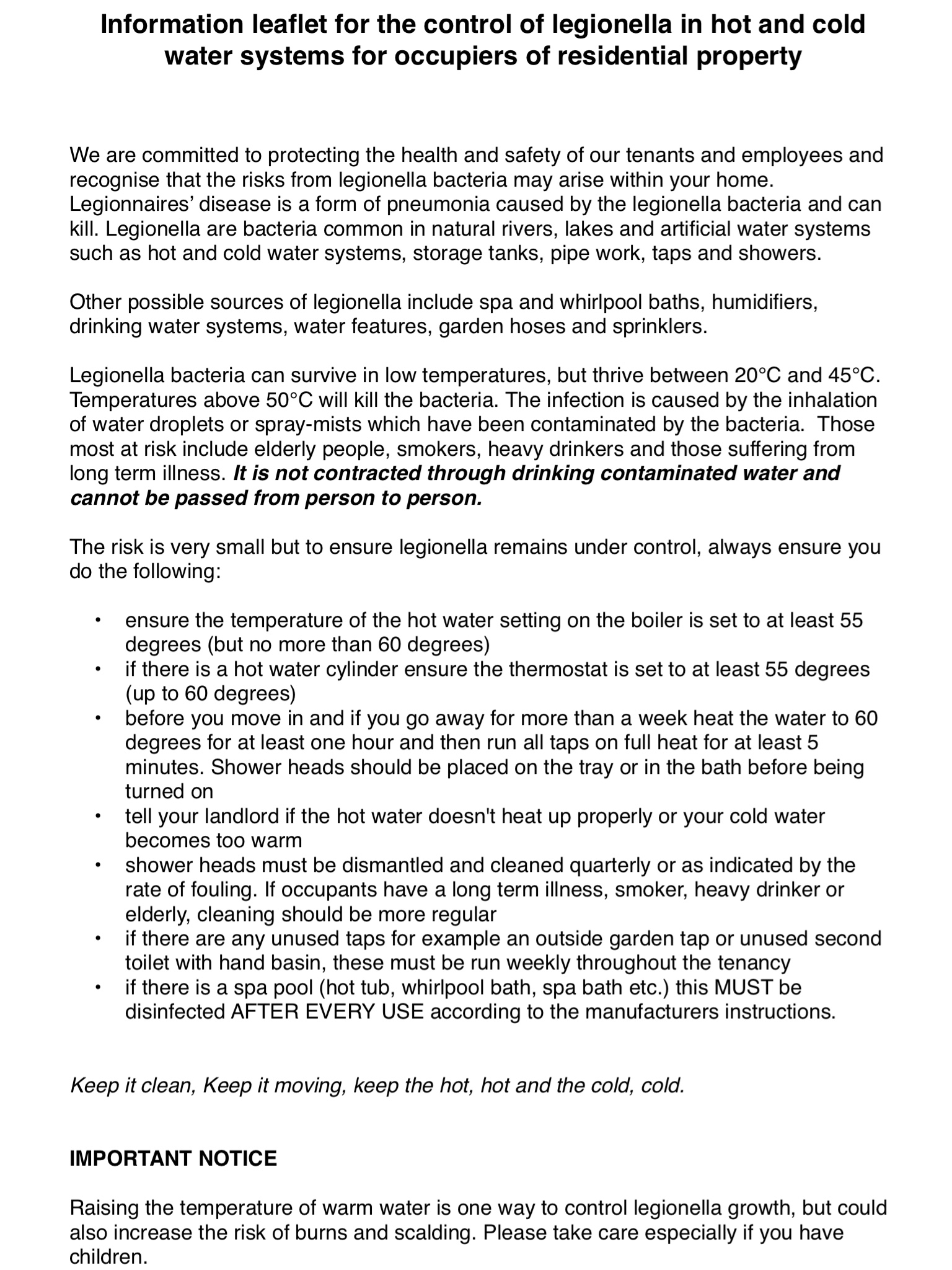 Legionella Risk Assessment - SafetyCulture