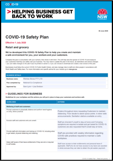 Store Check list - Every visit - SafetyCulture