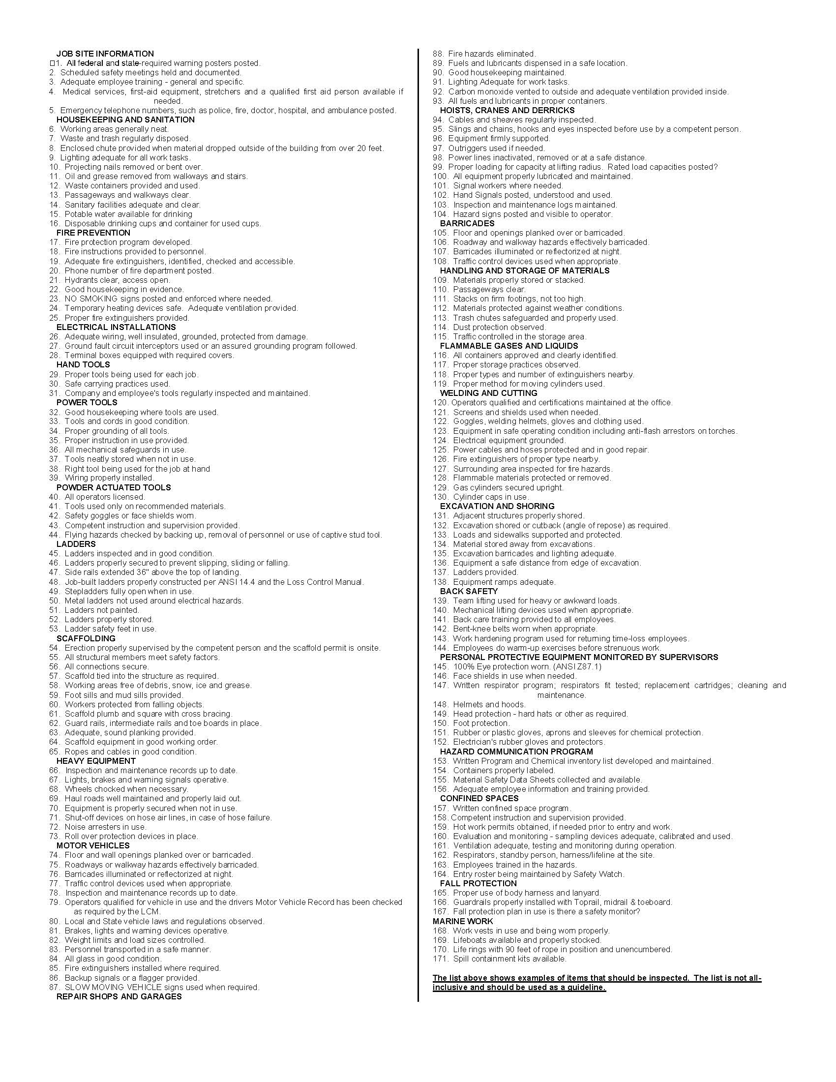 Traylor Bros., inc Jobsite Safety Walk - SafetyCulture