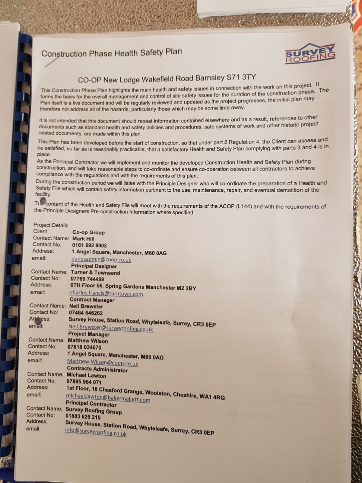 SRG Major Works Inspection-full Audit - SafetyCulture