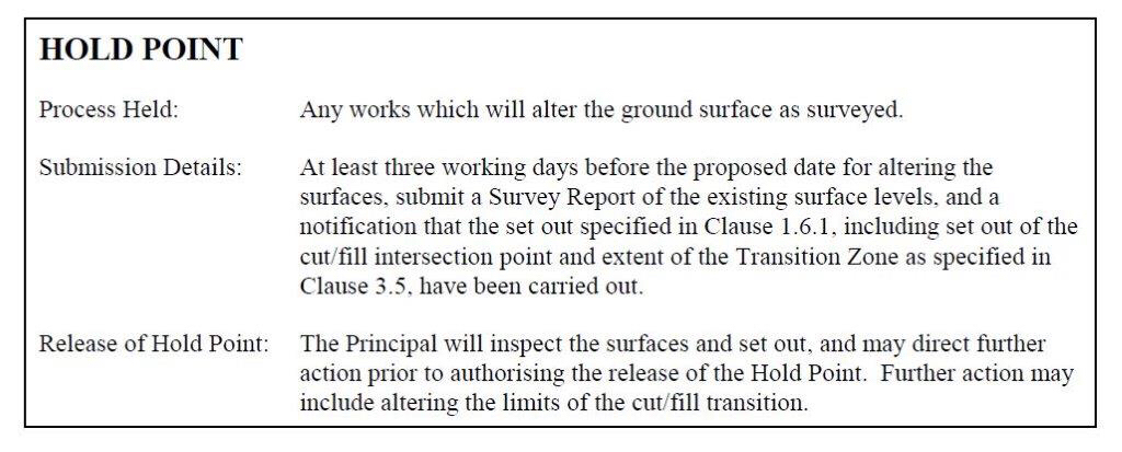 Surveillance Checklist R44 Topsoil Strip. R44 TOPSOIL.- Template ...