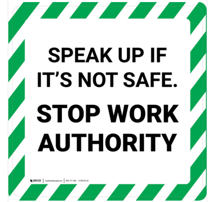 Work Stop Notice - SafetyCulture