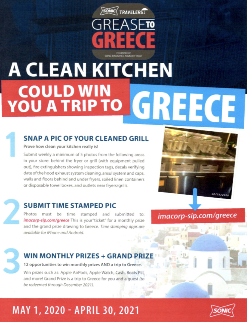 IMA Sonic Grease to Greece - SafetyCulture