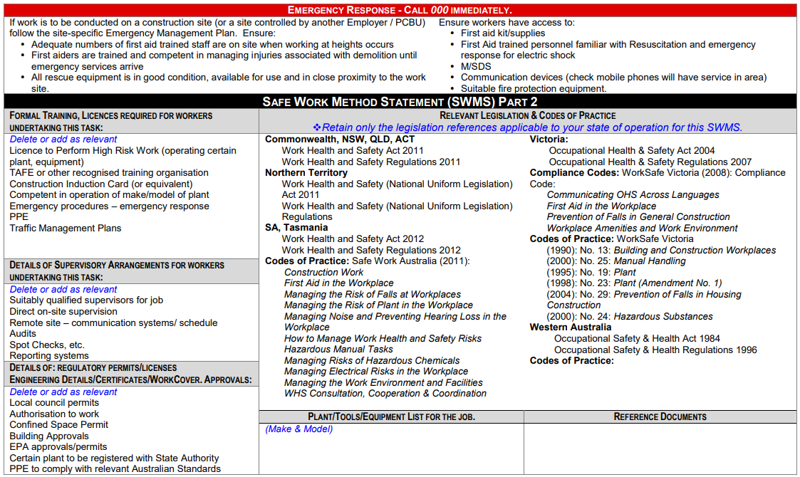 Roof Edge Protection SWMS - SafetyCulture