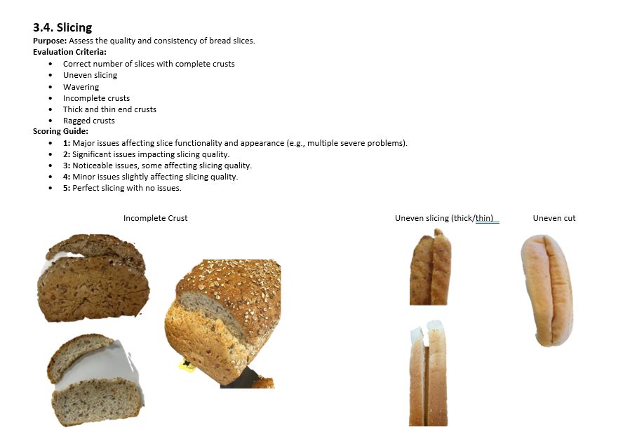 Competitor Benchmark Bread Evaluation Form - SafetyCulture